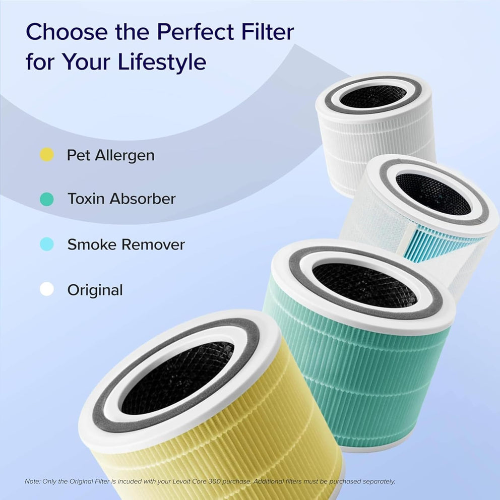 Levoit Core® 300 Series Original Filter 丨 3-Stage Filtration